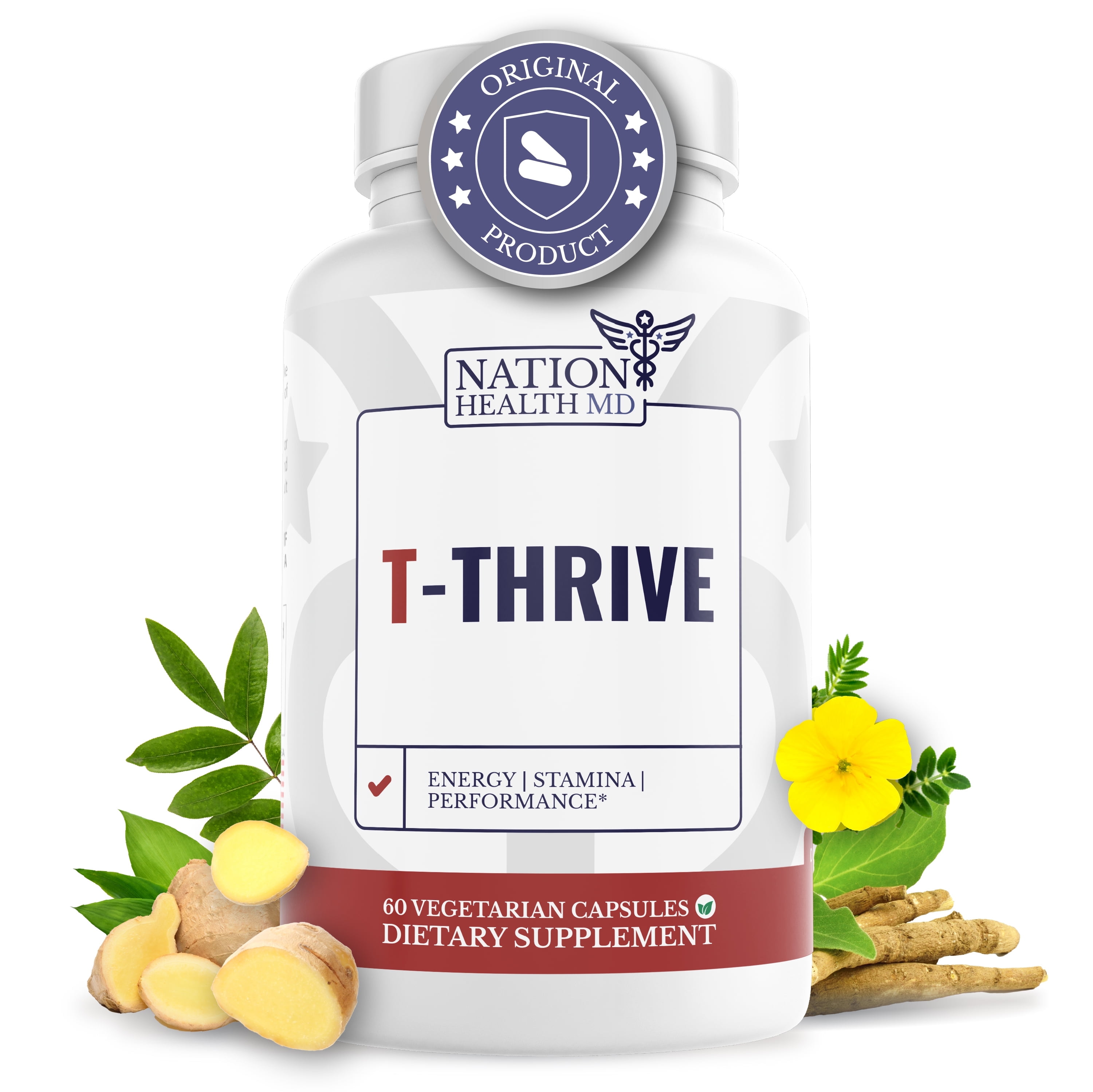 Nation Health MD T-Thrive - Energy, Stamina, Performance - Walmart.com