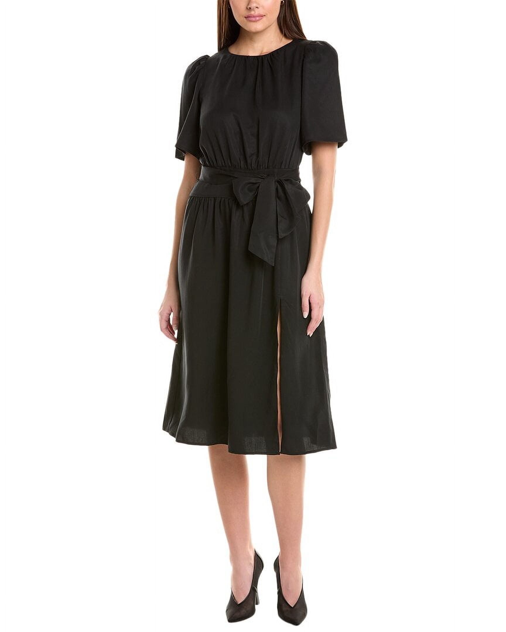 Nation LTD womens Kayla Short Bell Sleeve Midi Dress, xs, Black ...