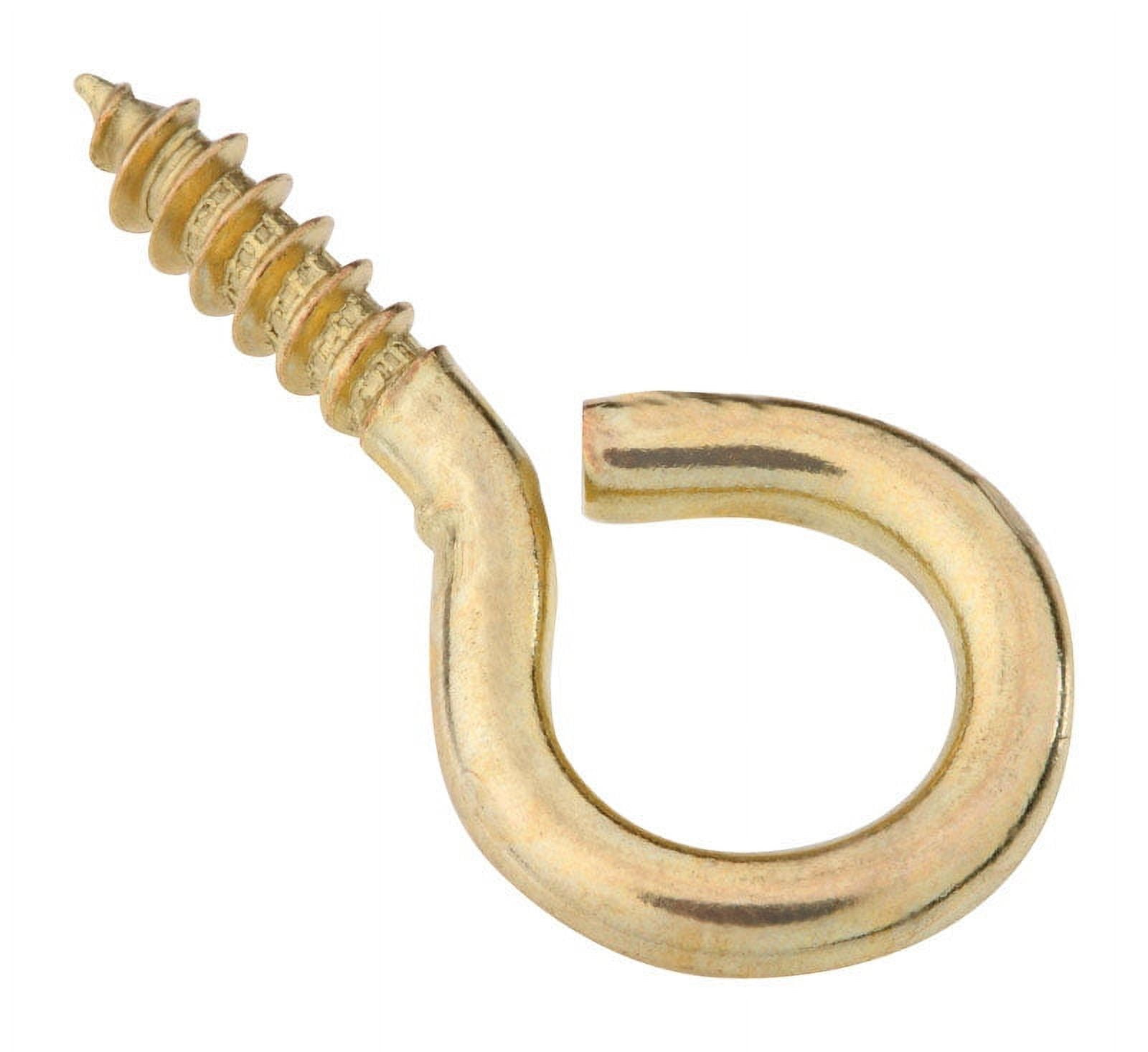 National Hardware #10 Brass Large Screw Eye (4 Ct.) N119-289 - Walmart.com