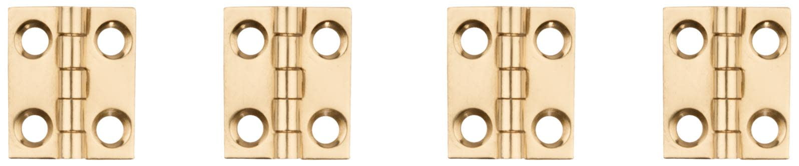 National Hardware N211193 V1800 3/4" x 5/8" Hinge Solid Brass Finish ...