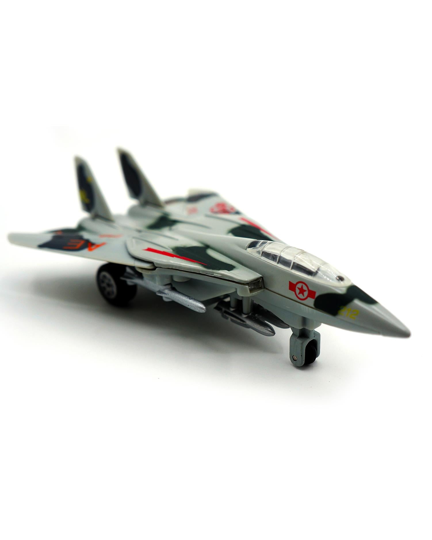 National Air Force Jet with Light & Sound Diecast Model Toy Jet, NO Box ...
