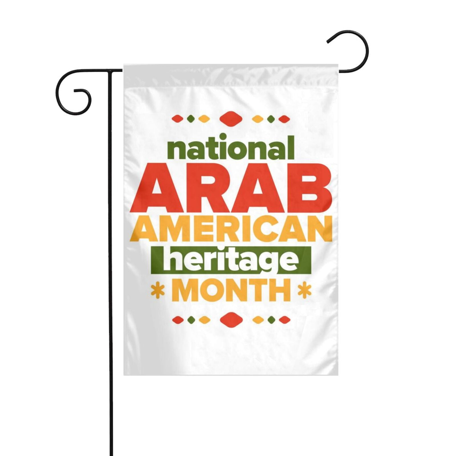National Arab American Heritage Month Garden Flag Double Sided Yard ...