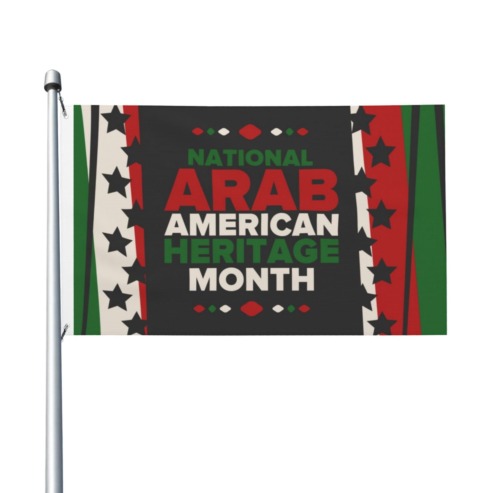 National Arab American Heritage Month Garden Flags 3x5 Ft Decoration ...