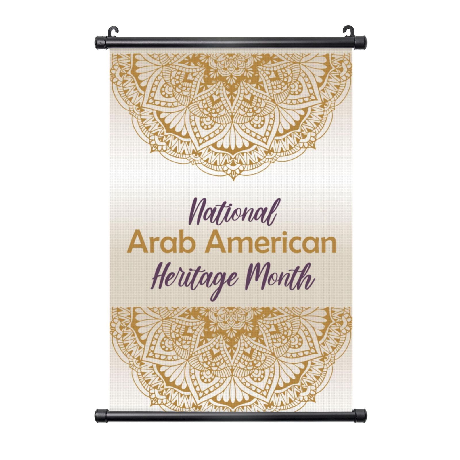 National Arab American Heritage Month Poster Wall Art Banner Backdrop ...
