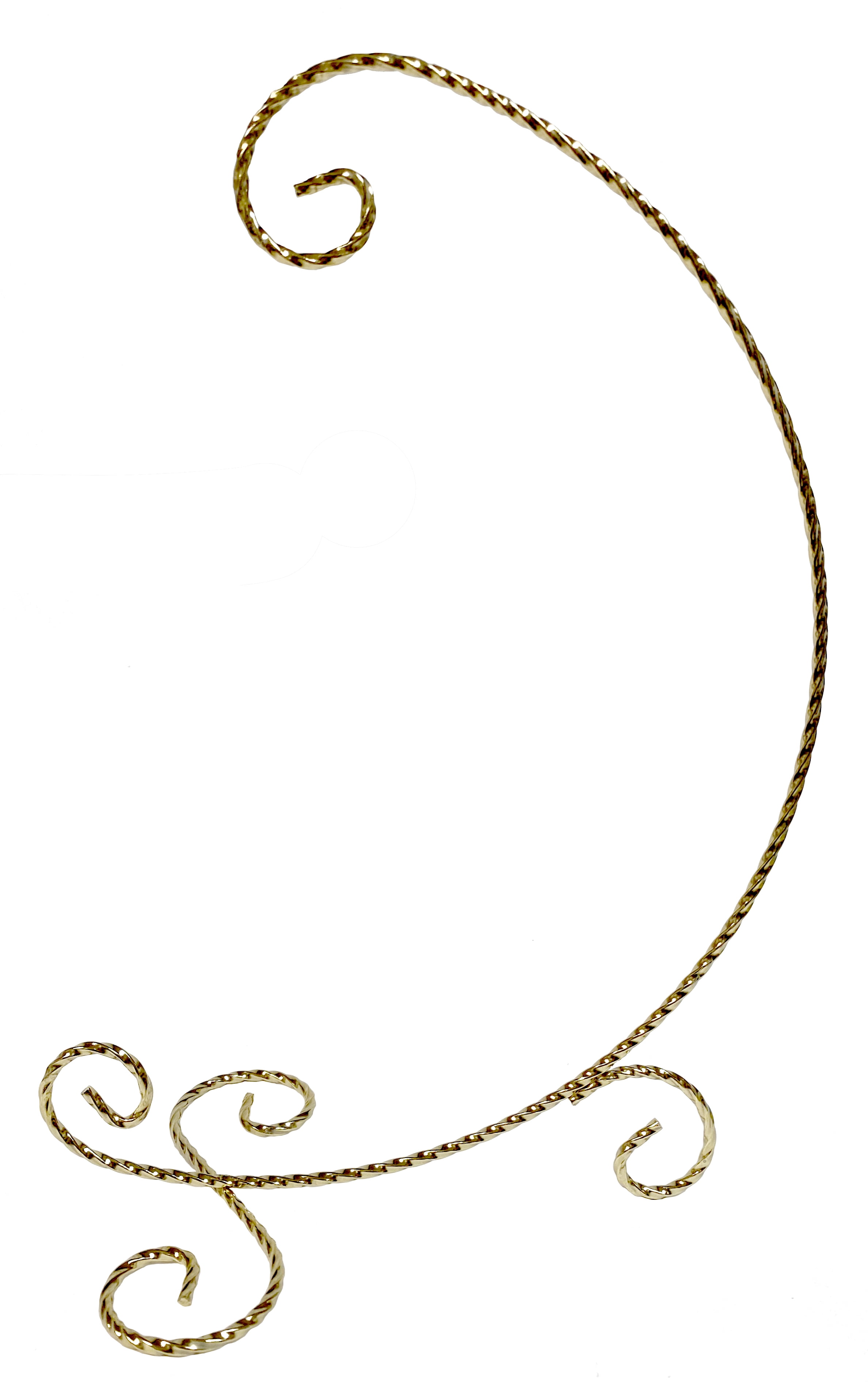 National Artcraft® 12-1/4" Bright Brass Twisted Wire Ornament Display ...