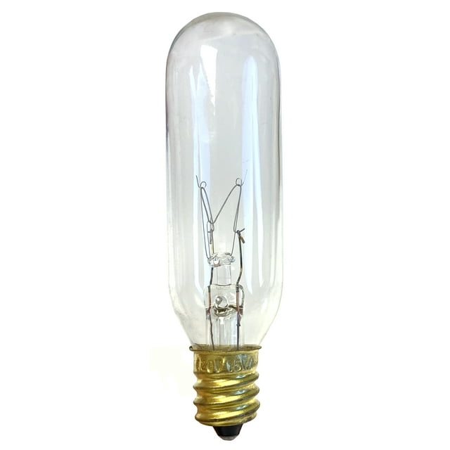 National Artcraft® 15 Watt Incandescent Candelabra Base Tube Light Bulb ...