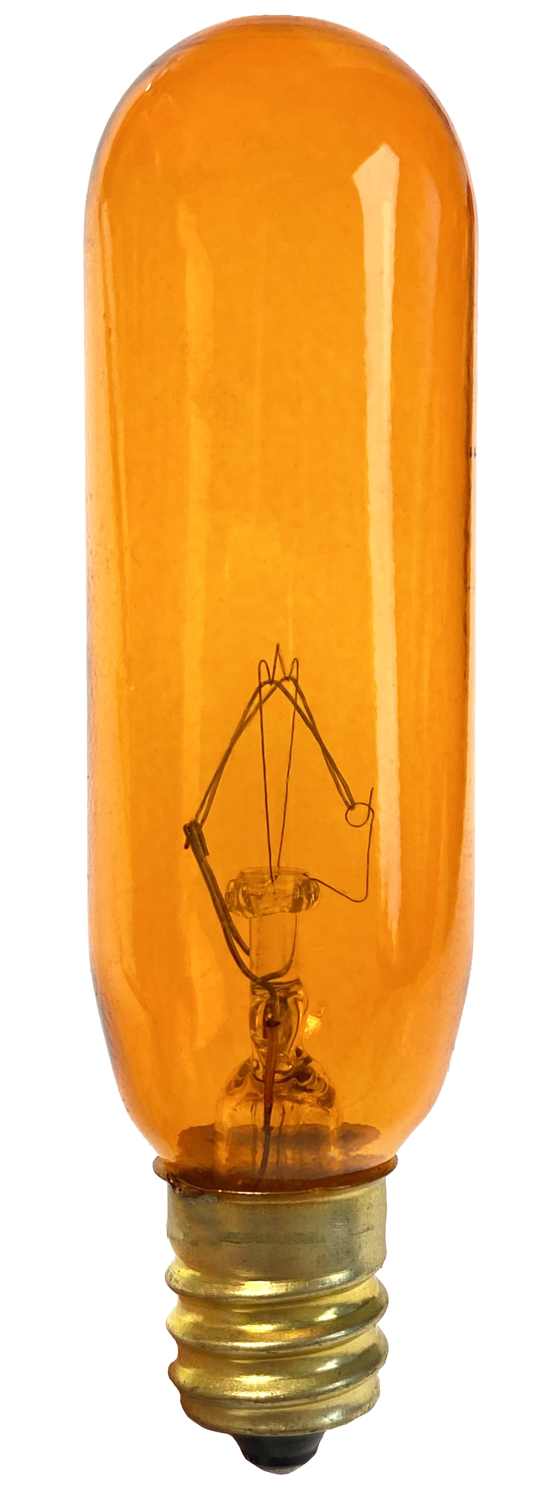 National Artcraft® 15 Watt Transparent Amber T6 Tube Candelabra ...