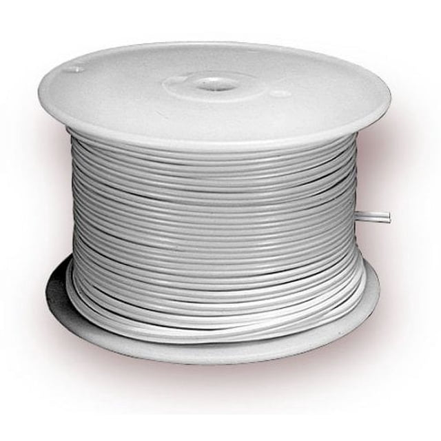 National Artcraft #18 AWG White Electrical Cord In Bulk On 250 Foot ...