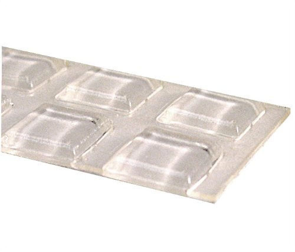 National Artcraft® 3/8" Clear Square Polyurethane Bumper Pads with ...