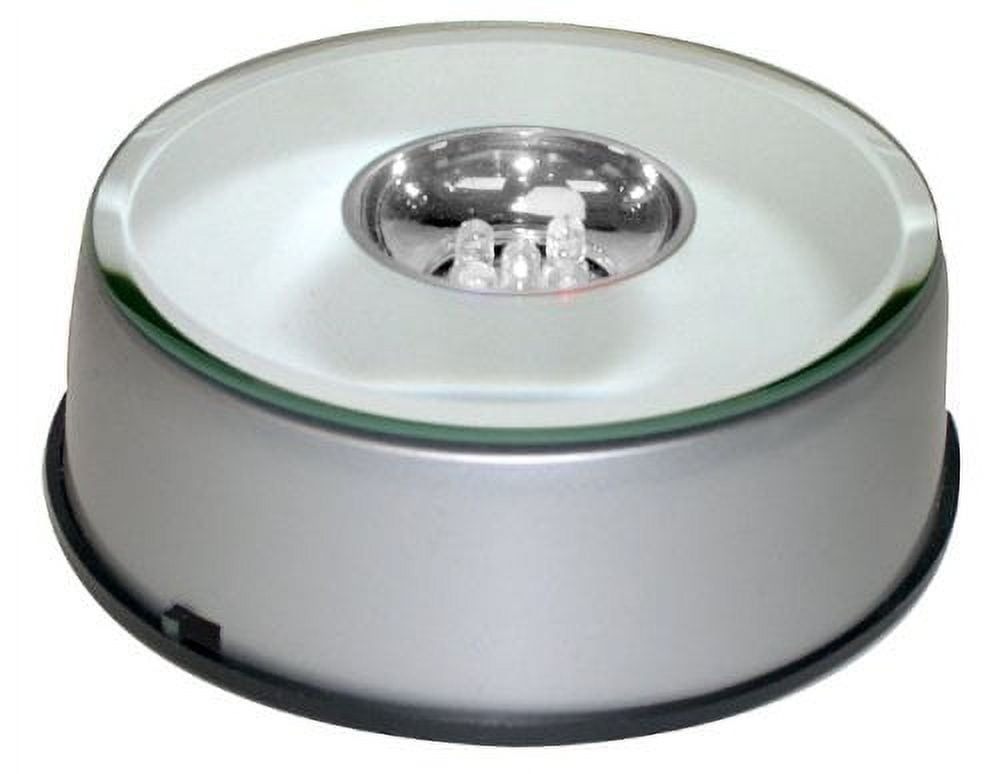National Artcraft® 4-1/4" Lighted Rotating Mirror Top Display Base with ...