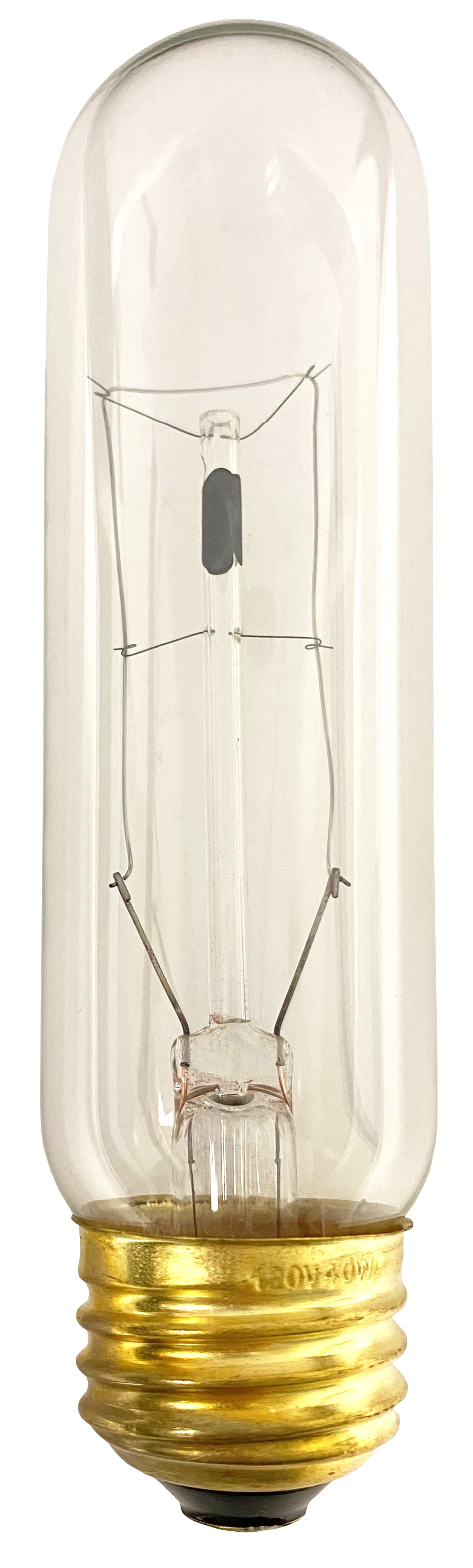 National Artcraft 40W Tubular Light Bulb With A Standard Edison Size ...