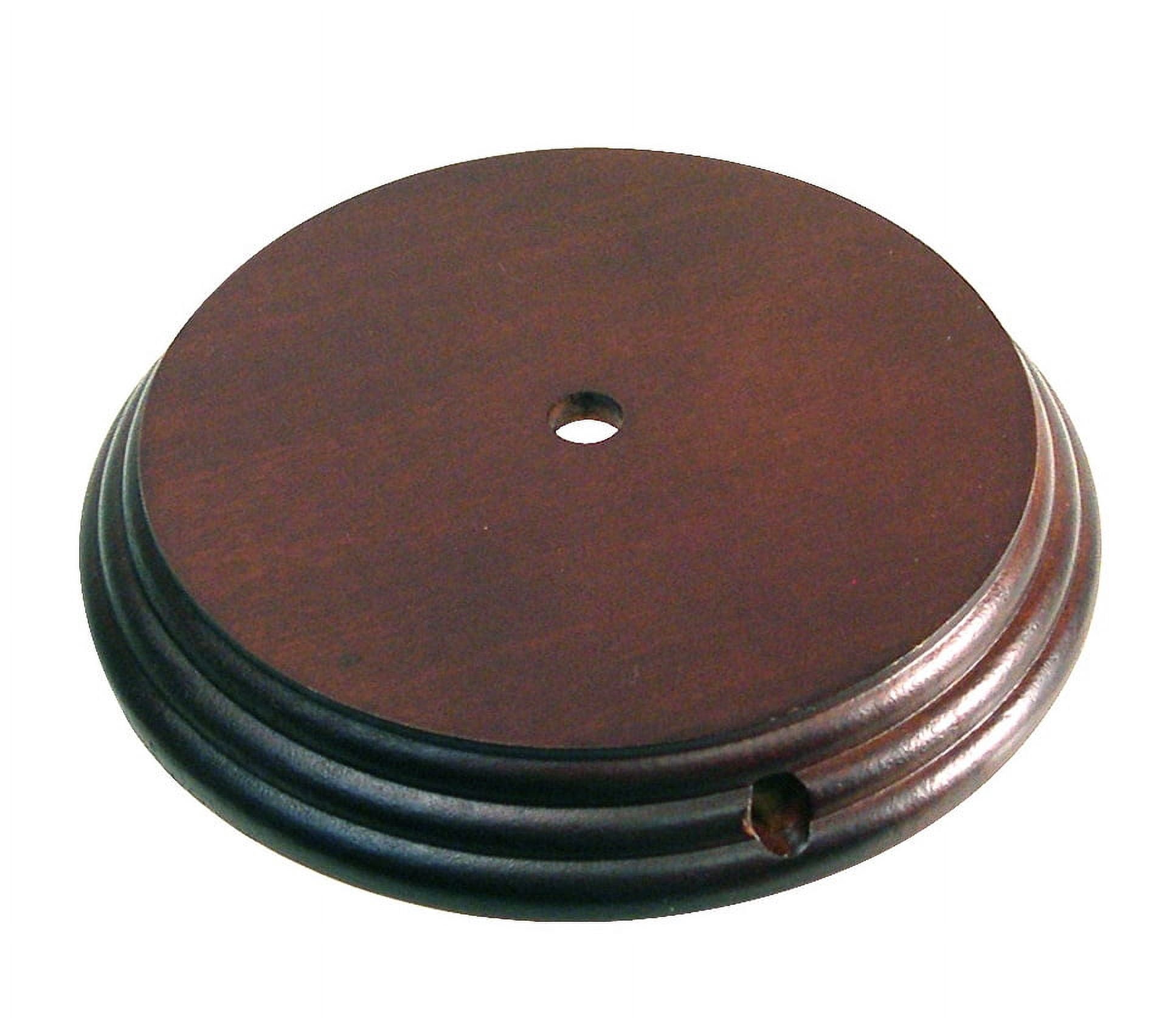 National Artcraft 5-1/8" (top) to 6" (bottom) Pre-Drilled Wood Lamp ...