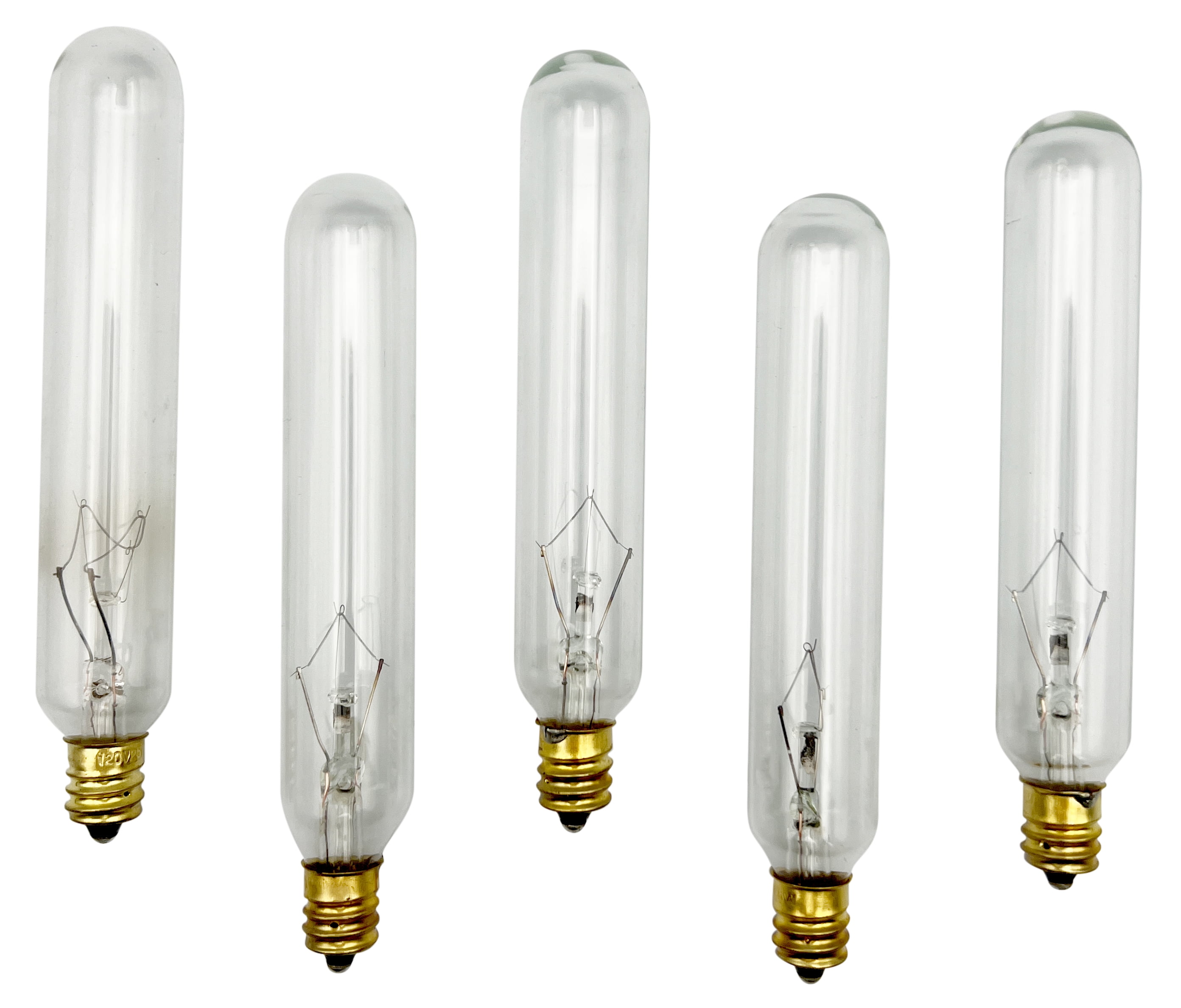 National Artcraft® 5" Long - 25W Tubular Light Bulb with Candelabra ...
