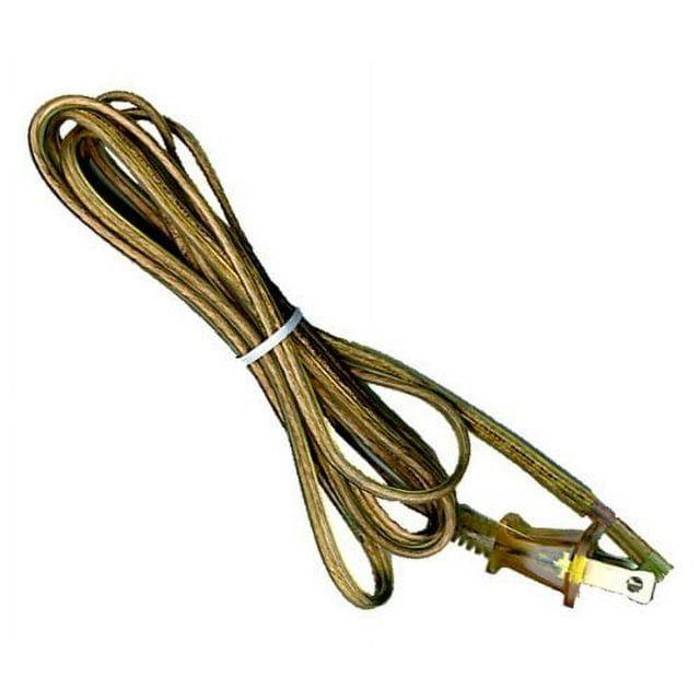 National Artcraft® 6' Gold Lamp Cord Set with Rotary Switch & Stripped ...