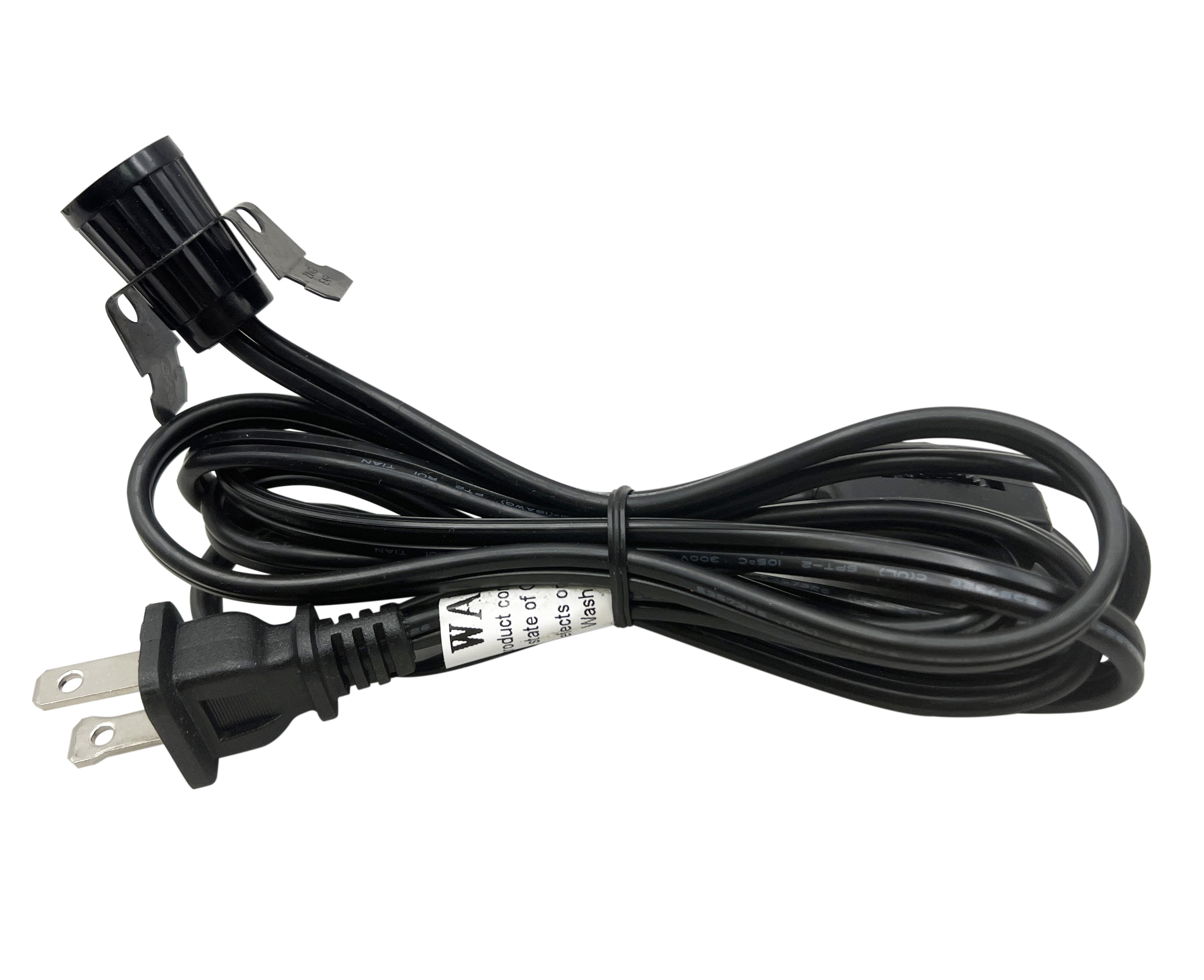 National Artcraft® 6' Heavy-Duty Lamp Cord Set with Clip-In Candelabra ...