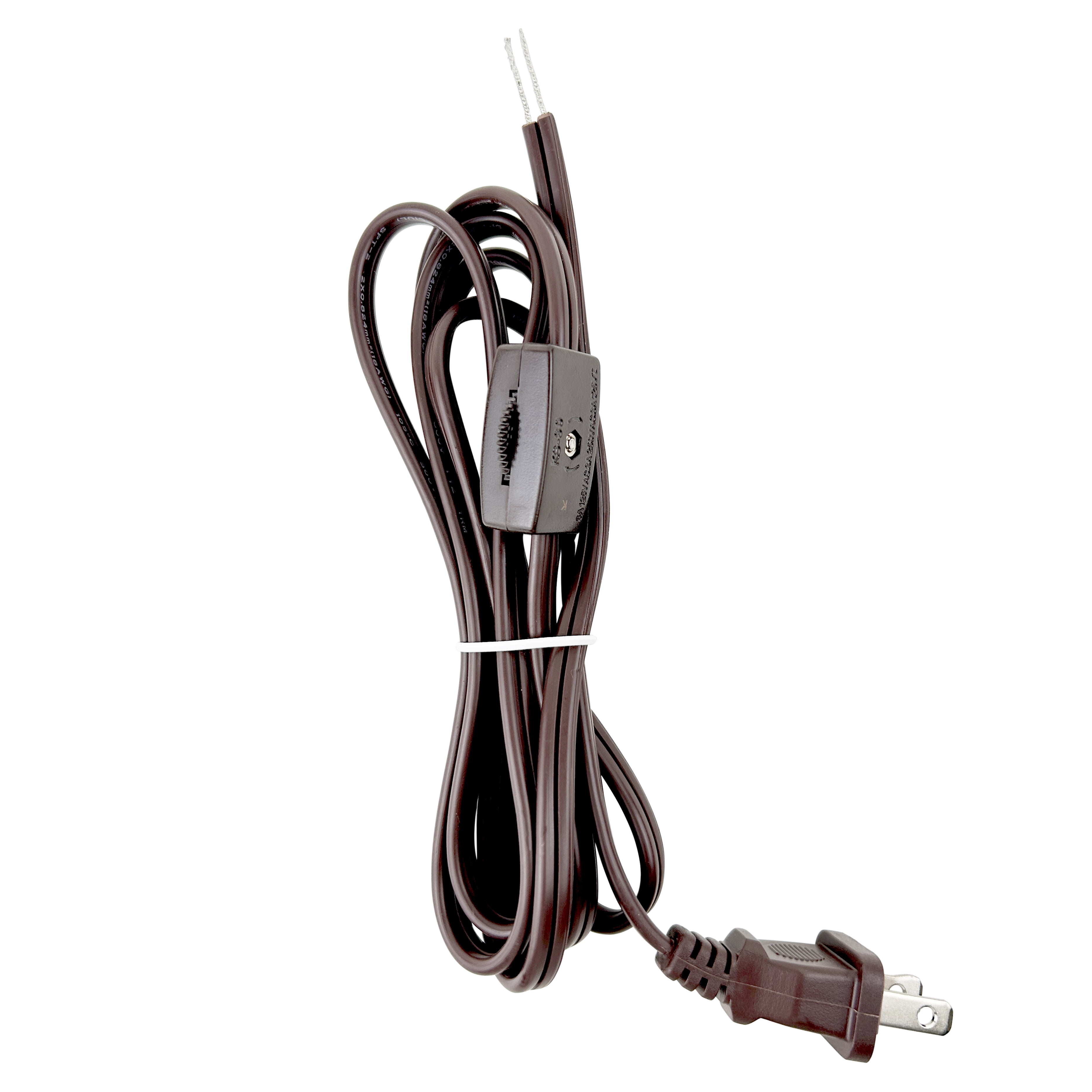 National Artcraft® 6' Lamp Cord with Rotary Switch, Light Socket Plug ...