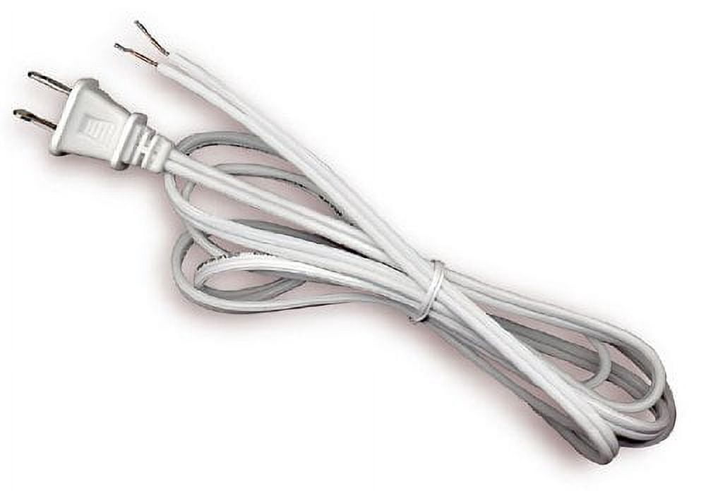 National Artcraft® 6' White Heavy-Duty Lamp Cord Set - (Pkg/5 ...