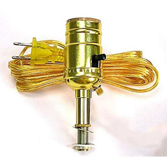 National Artcraft® 8' Gold Cord with Edison Socket Lamp Kit - Walmart.com