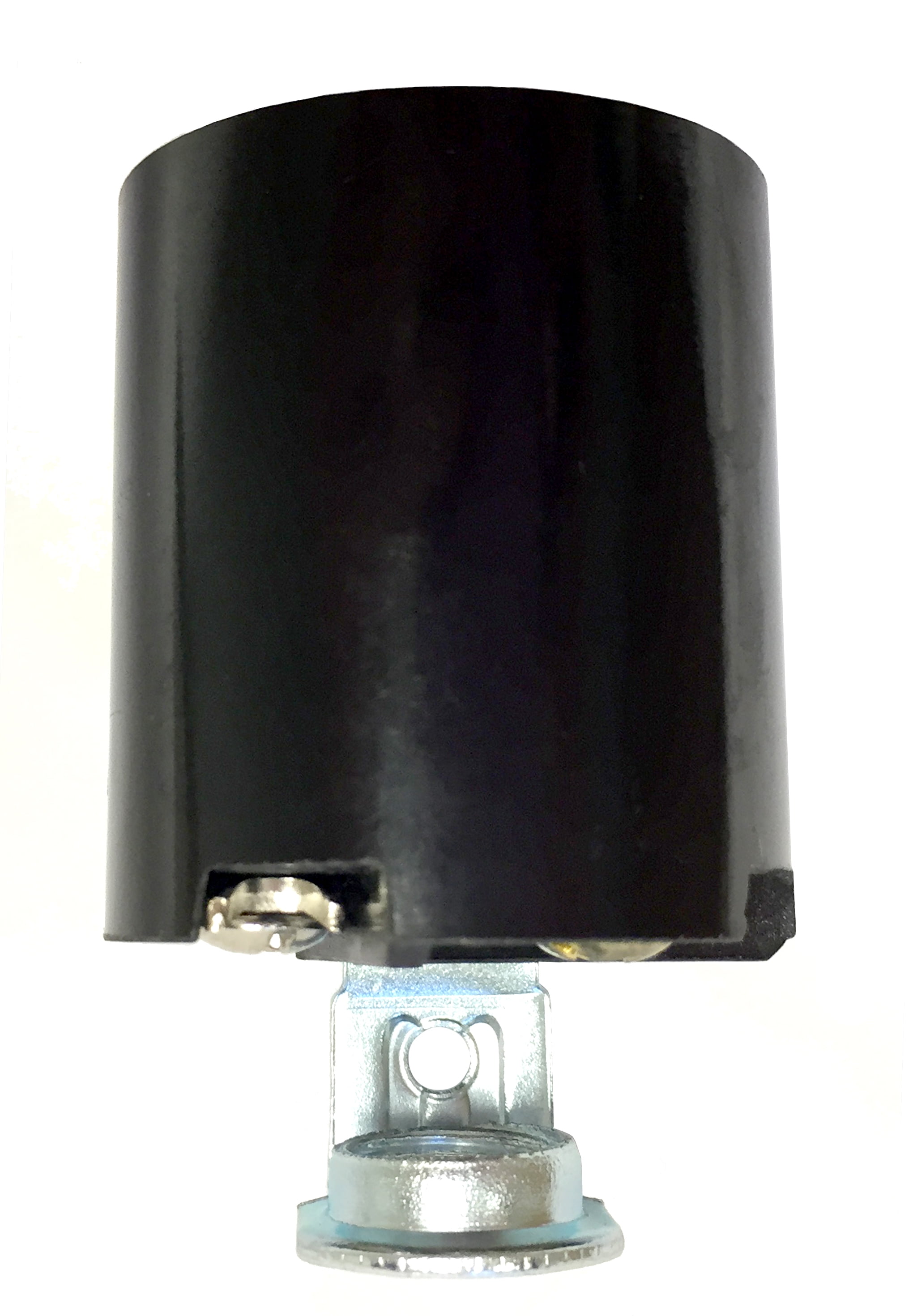 National Artcraft® Black Phenolic Lamp Socket with Threaded Bottom ...