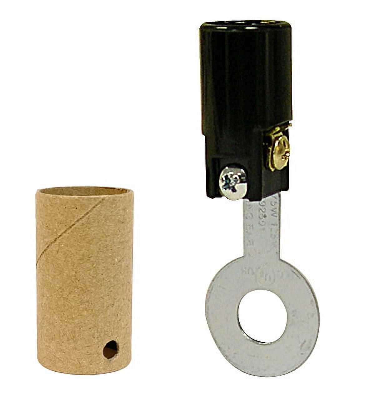 National Artcraft® Candelabra Base Lamp Socket with Flat Mounting ...