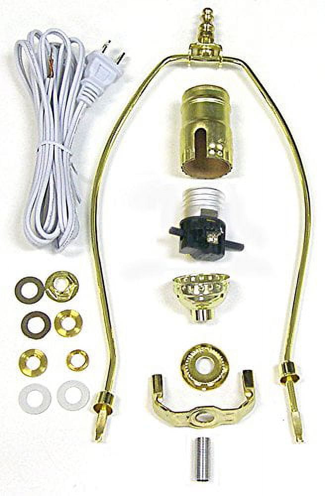 National Artcraft Easy Lamp Making Kit With Harp, Cord And Socket Has ...