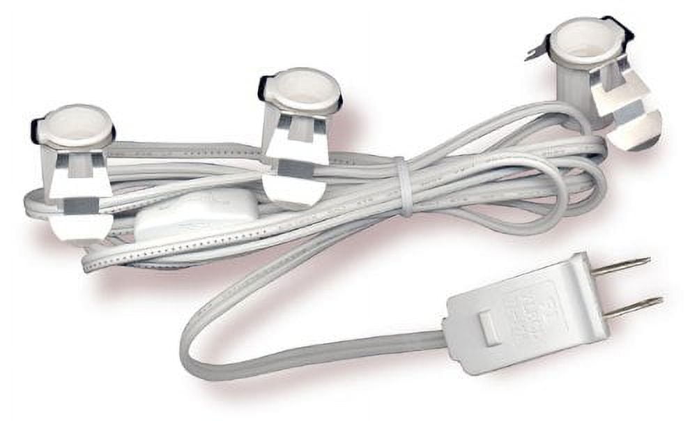 National Artcraft Electric Cord Set Has Three Clip-In Sockets, A Switch ...
