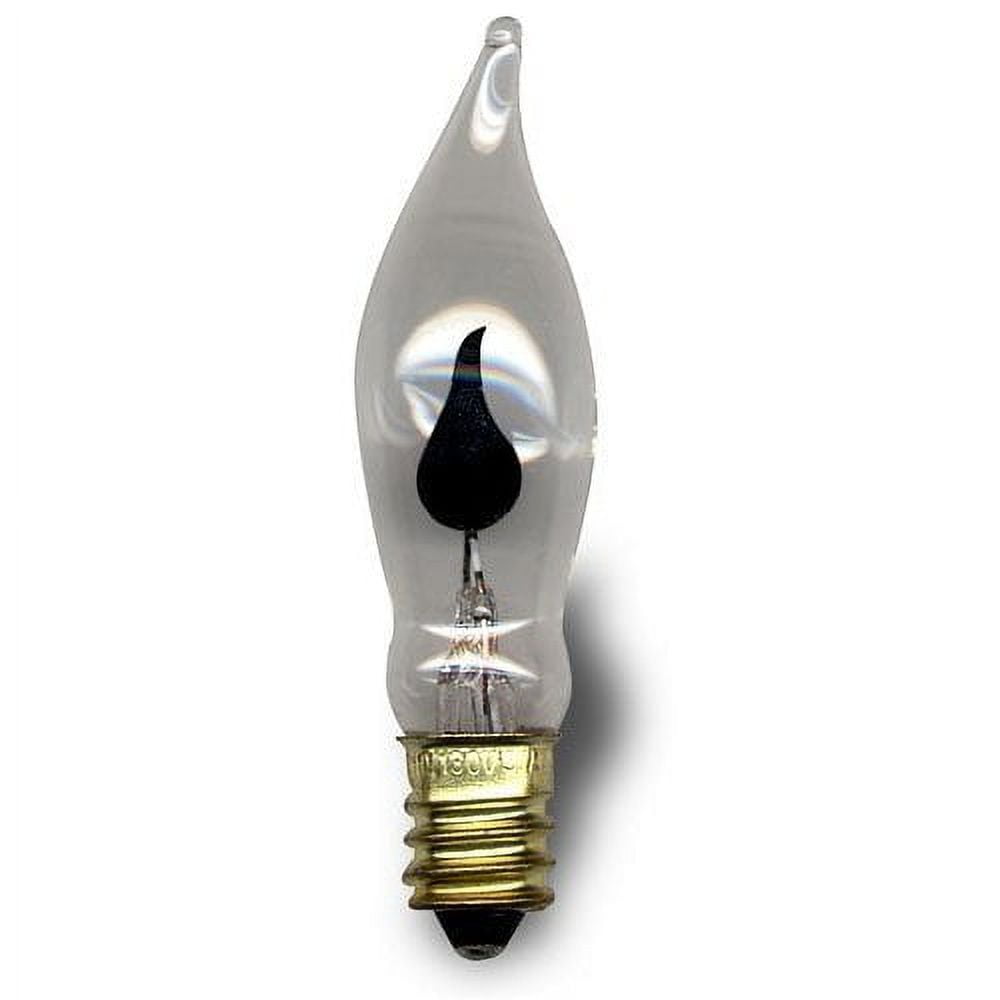 National Artcraft® 3W Flicker-Flame Light Bulb with Electric Candelabra ...
