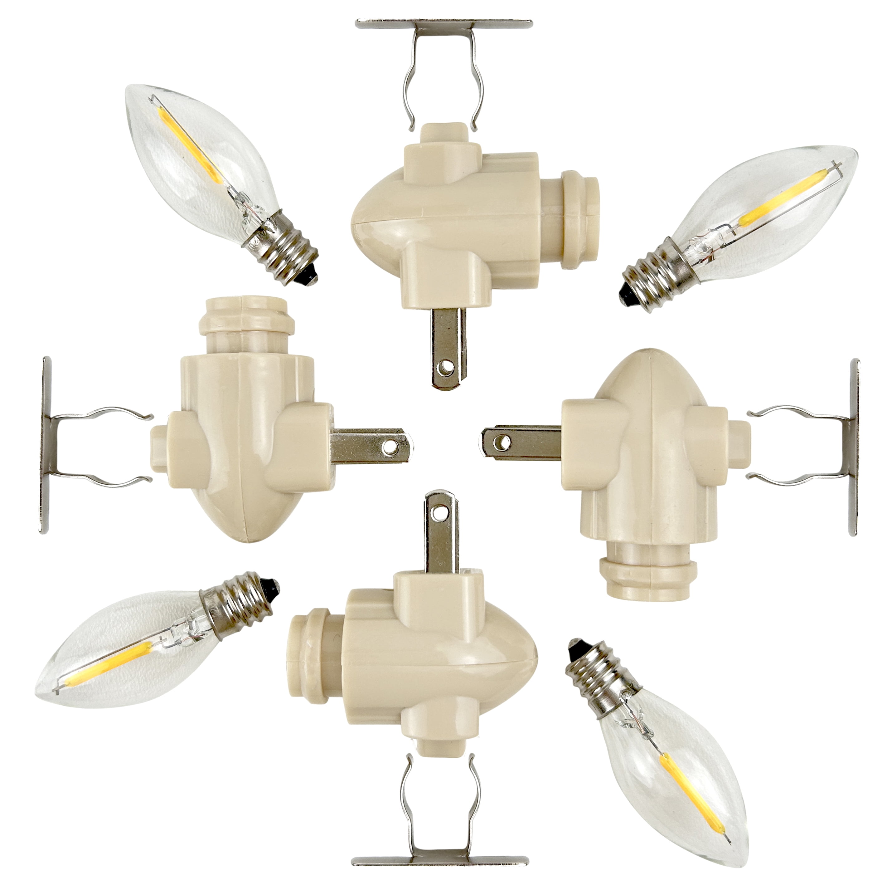 National Artcraft® Ivory Plug-In LED Night Light Kit with Manual On/Off ...