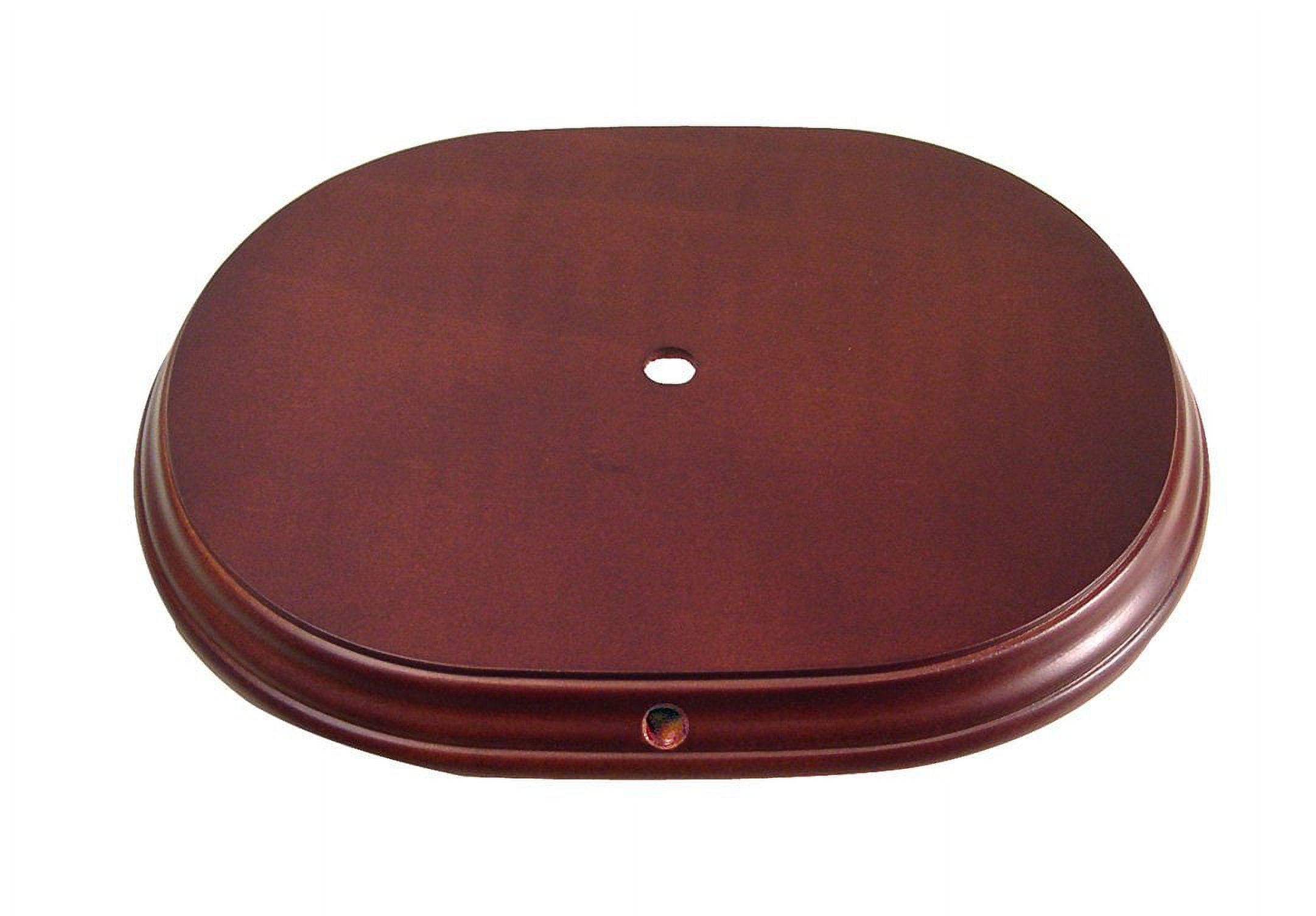 National Artcraft Oval Lamp Base With 8-1/8 X 6-3/16 Inch Top For Lamp ...