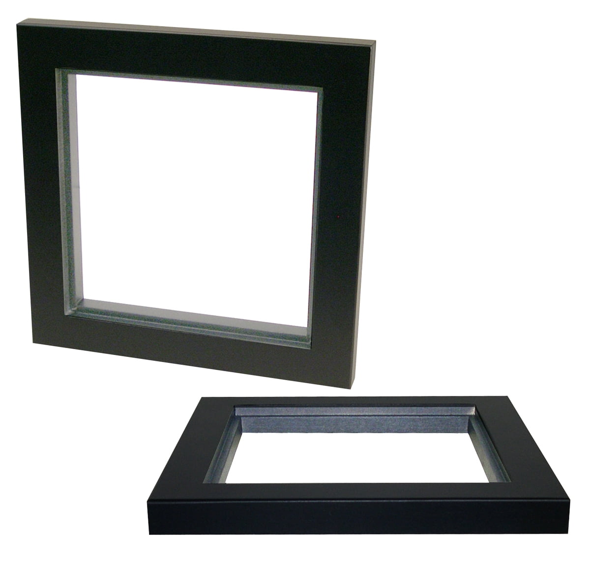National Artcraft Satin Black Wood Frame or Trivet Can Hold a 6 Inch ...