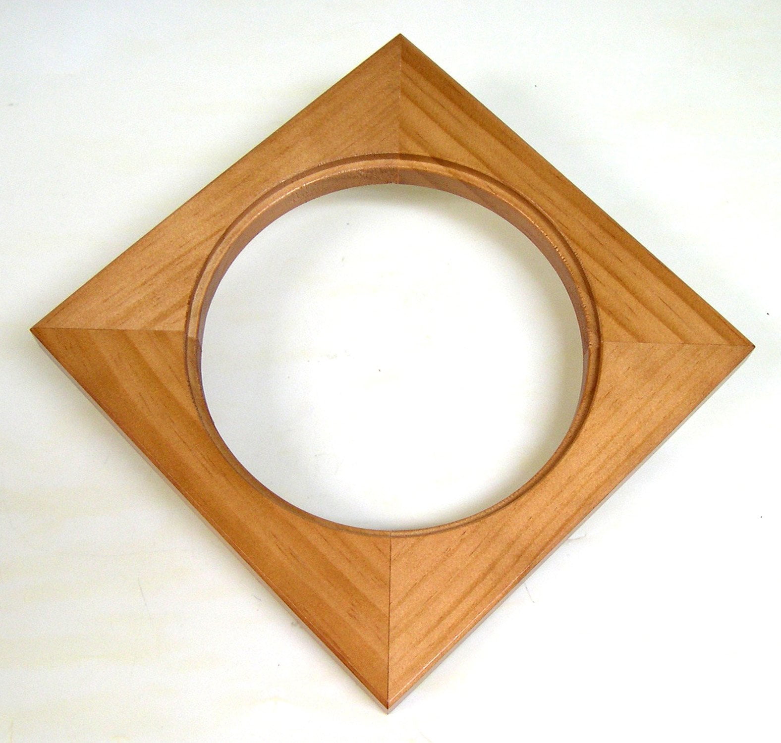 National Artcraft Solid Wood Frame with 6" Round Opening - Walmart.com