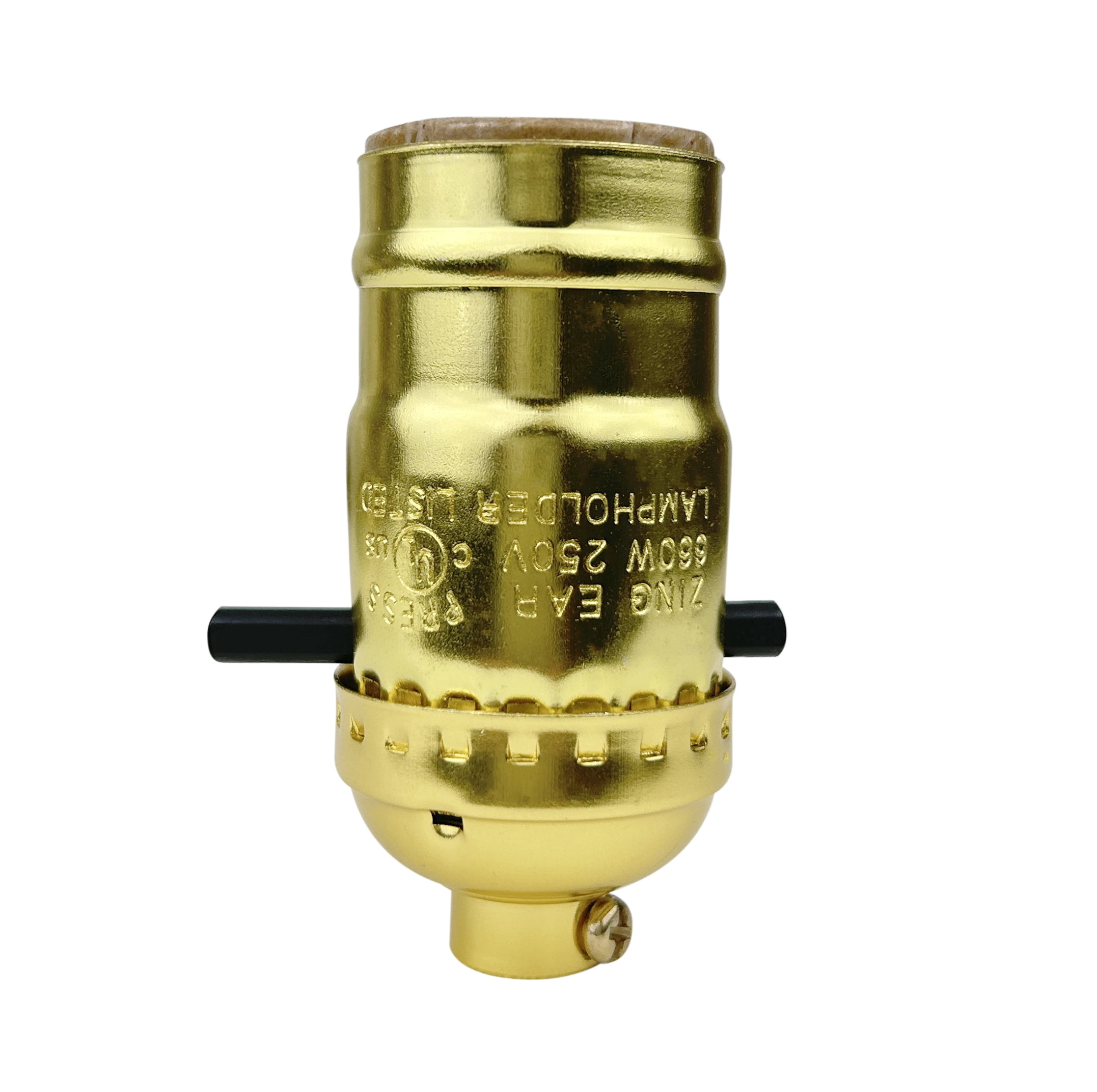 National Artcraft Standard Edison Base E26 Lamp Socket with Push-Thru ...
