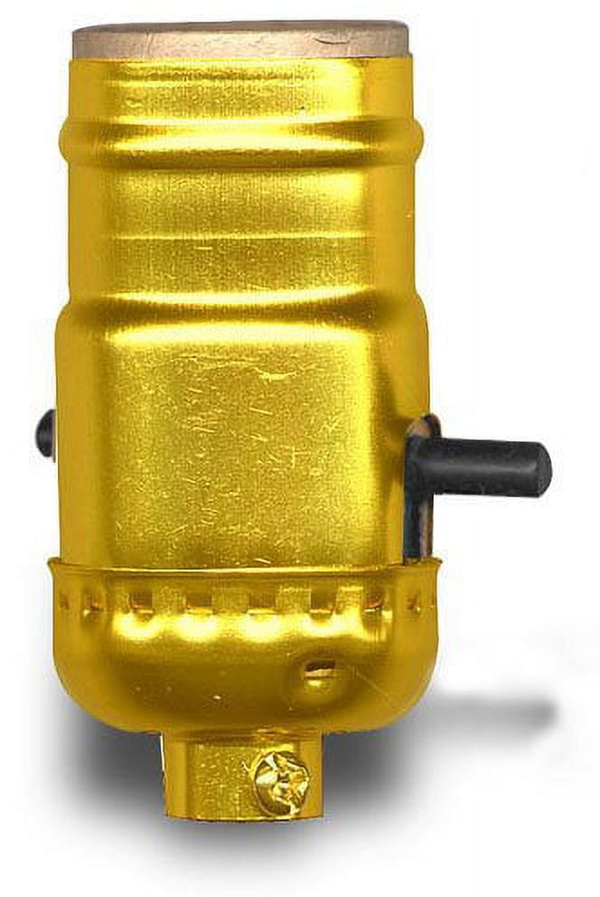 National Artcraft Standard Edison Base Lamp Socket Has Push-Thru Switch ...