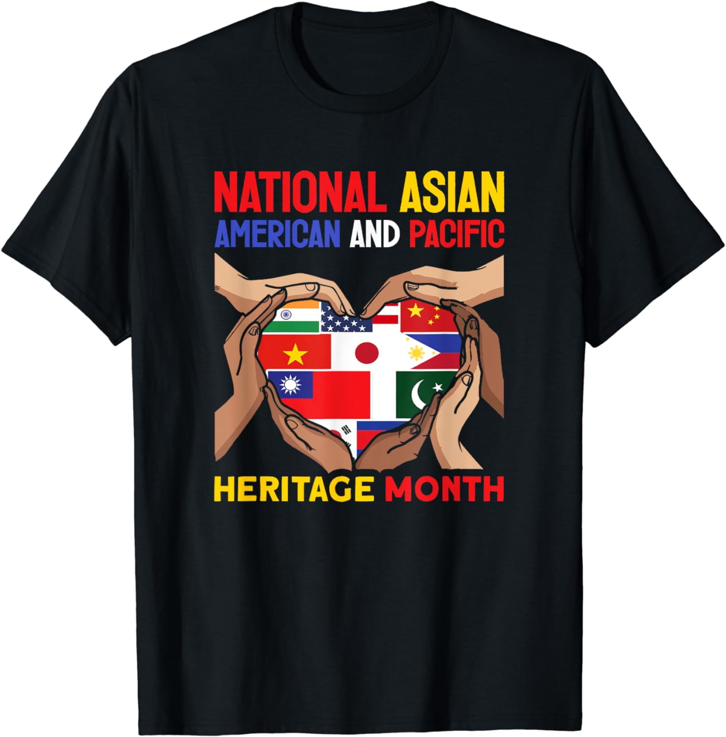National Asian American and Pacific Islander Heritage Month Cotton T ...