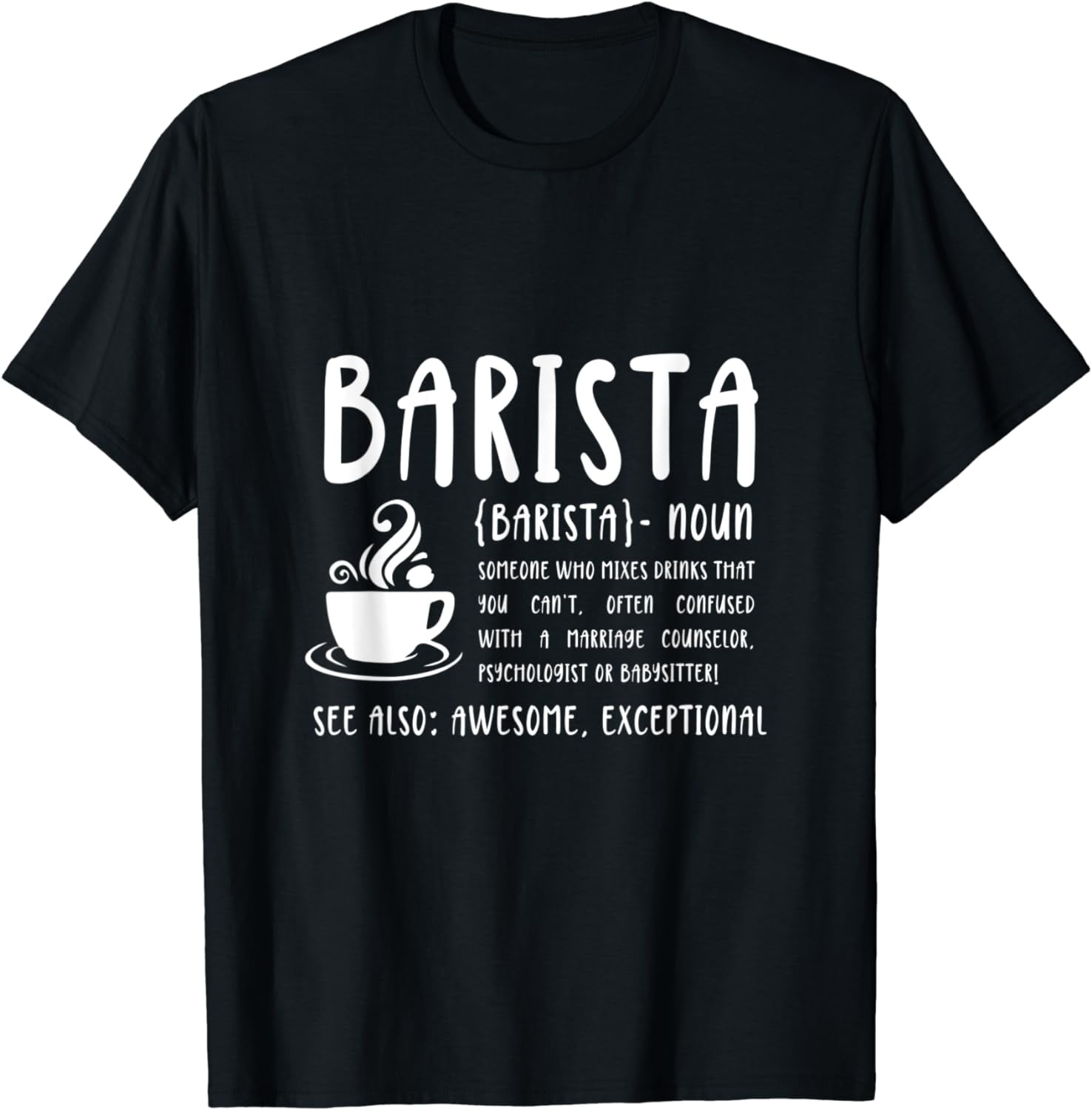 National Barista Day - Barista Definition T-Shirt - Walmart.com