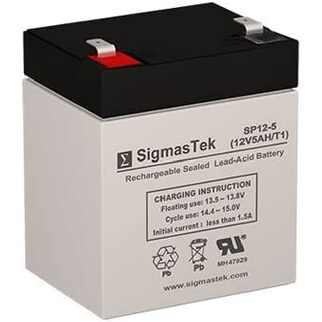 National Battery NB12-5 Replacement Battery - 12 Volt 5 AH F1 Terminal ...