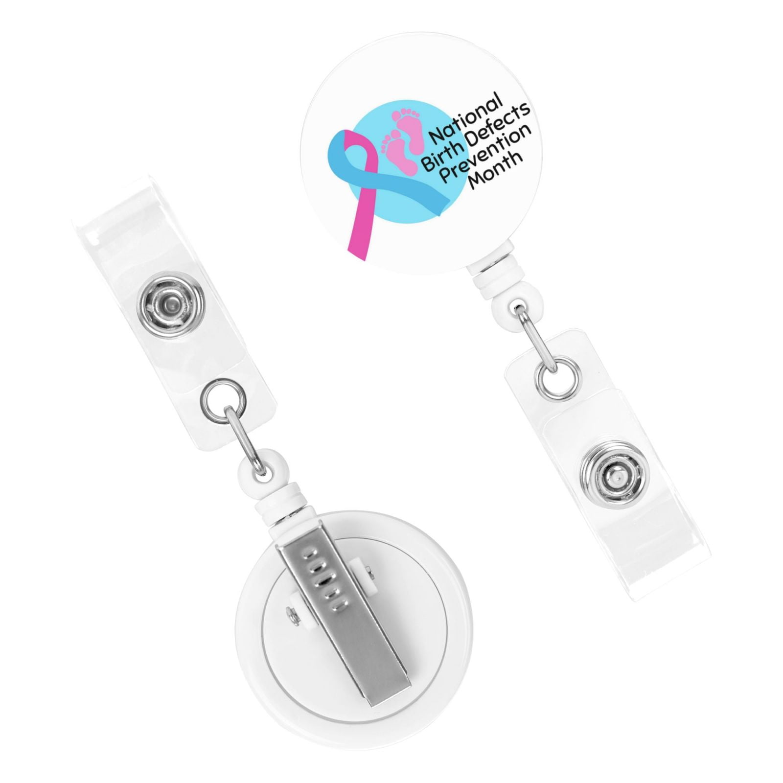 National Birth Defects Awareness Month Badge Reel Retractable Badge ...