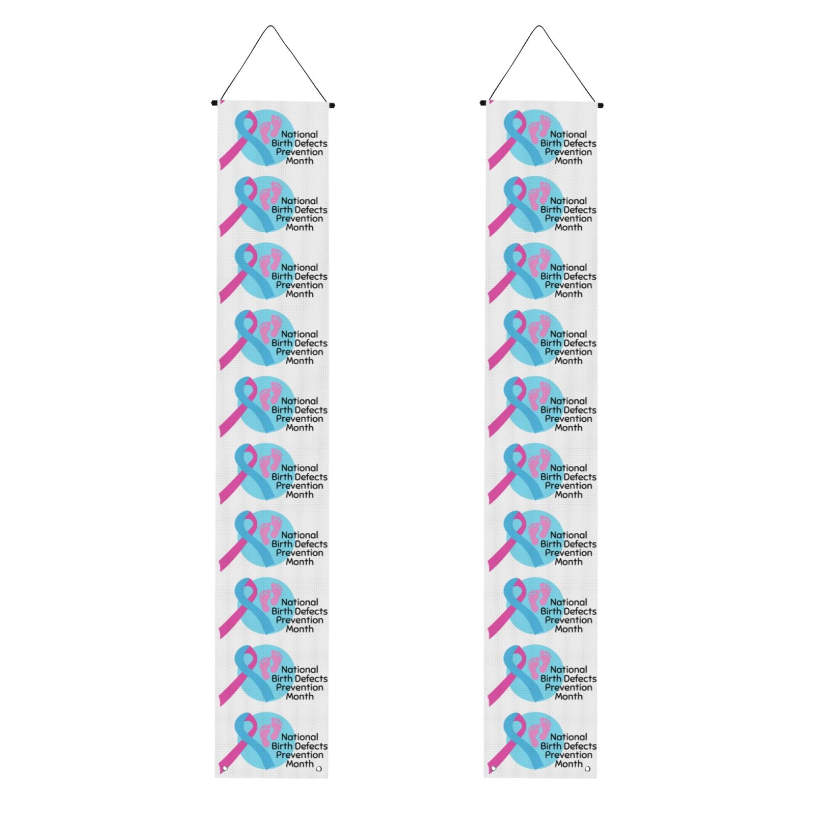National Birth Defects Awareness Month Door Banner Decor Porch Banner ...