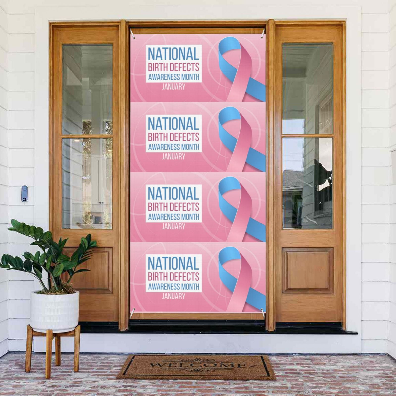 National Birth Defects Awareness Month Door Cover Decoration Backdrop ...