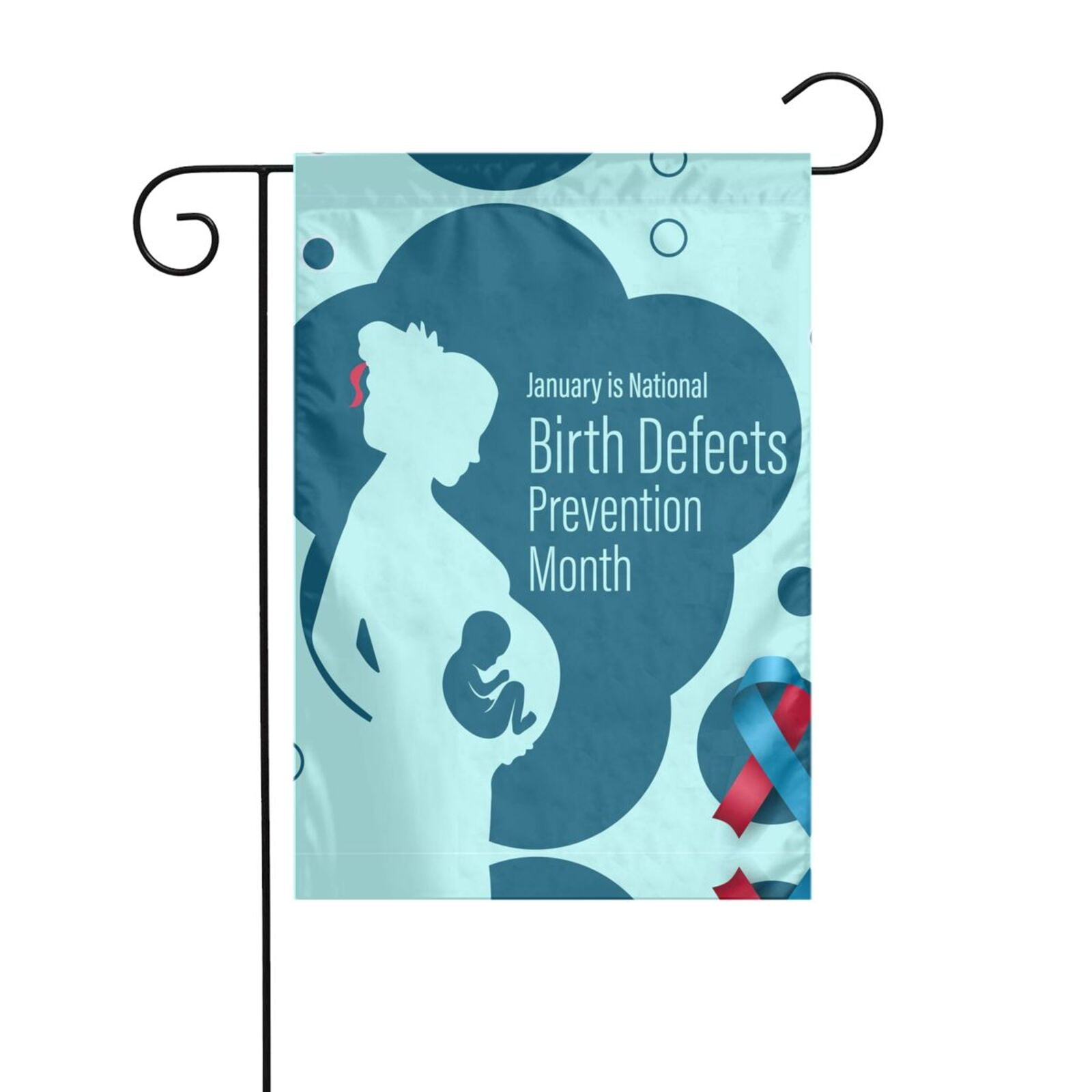 National Birth Defects Awareness Month Garden Flag Double Sided Yard ...