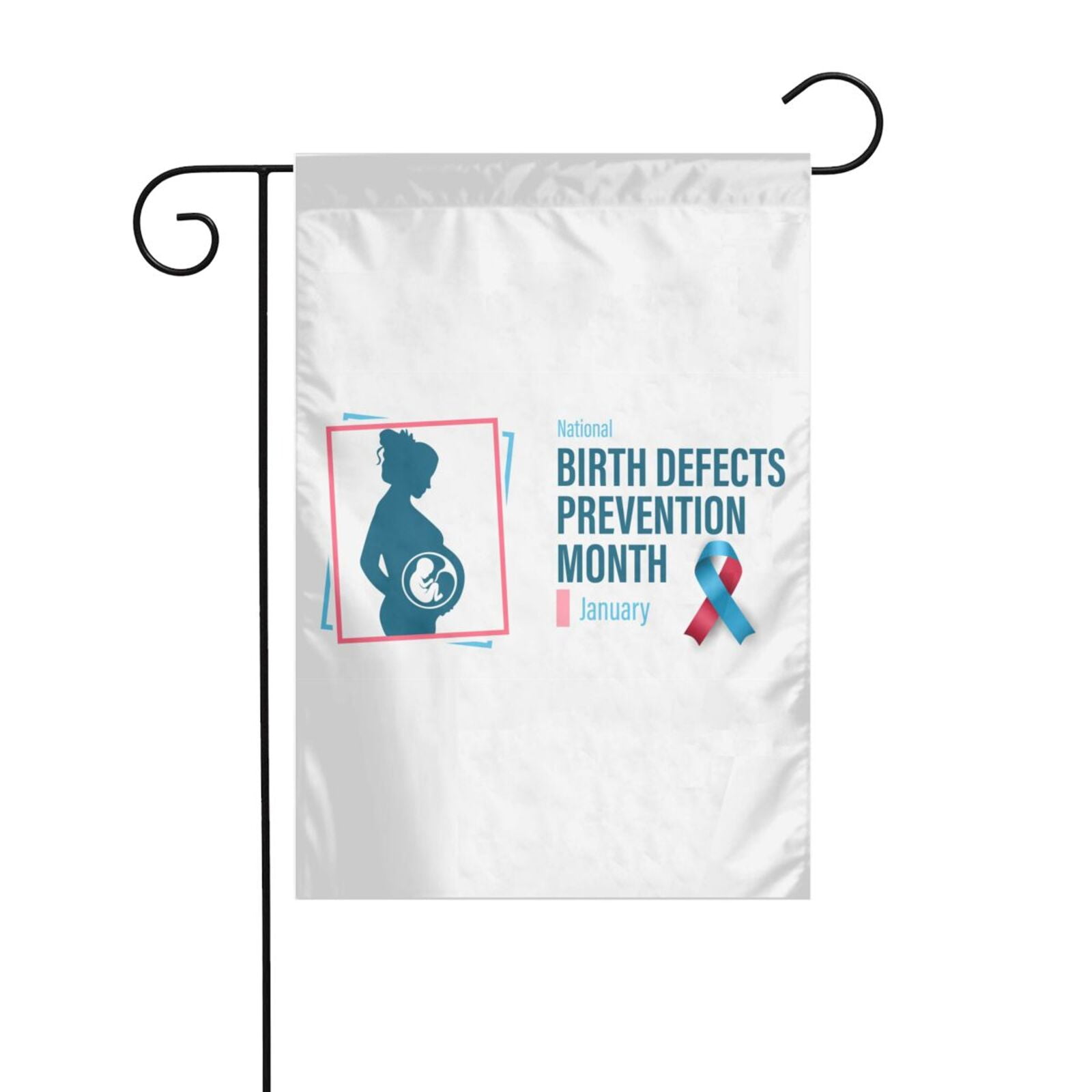 National Birth Defects Awareness Month Garden Flag Double Sided Yard ...