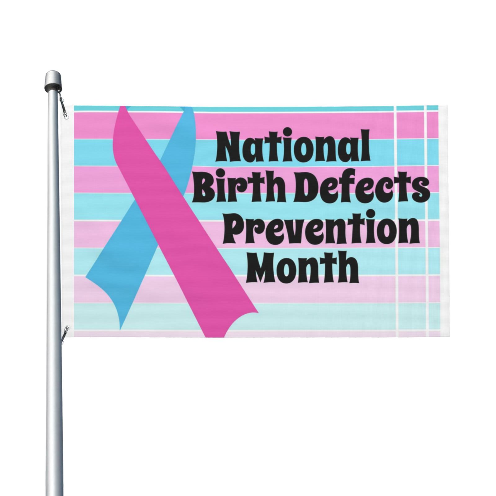 National Birth Defects Awareness Month Garden Flags 3x5 Ft Decoration ...