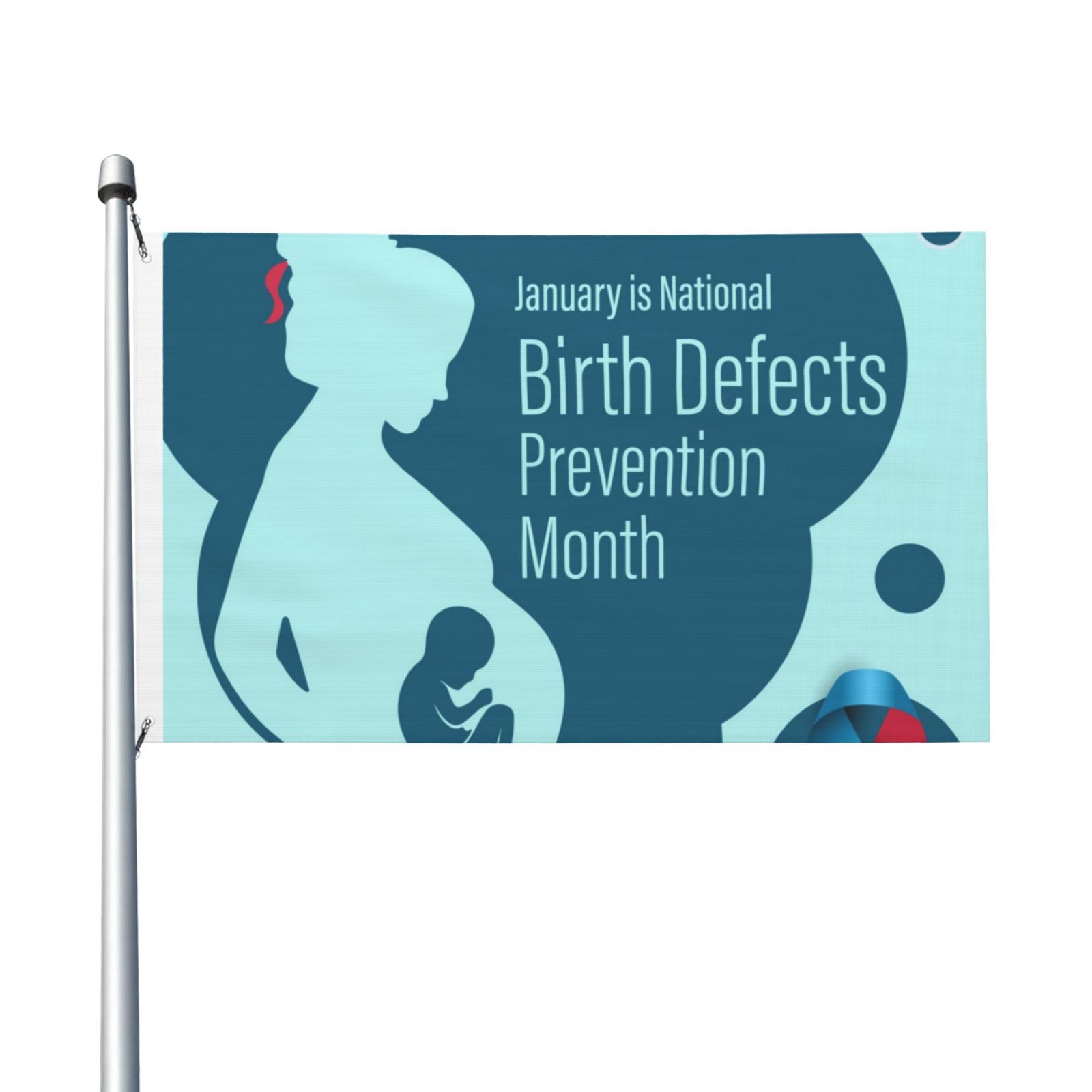 National Birth Defects Awareness Month Garden Flags 3x5 Ft Decoration ...