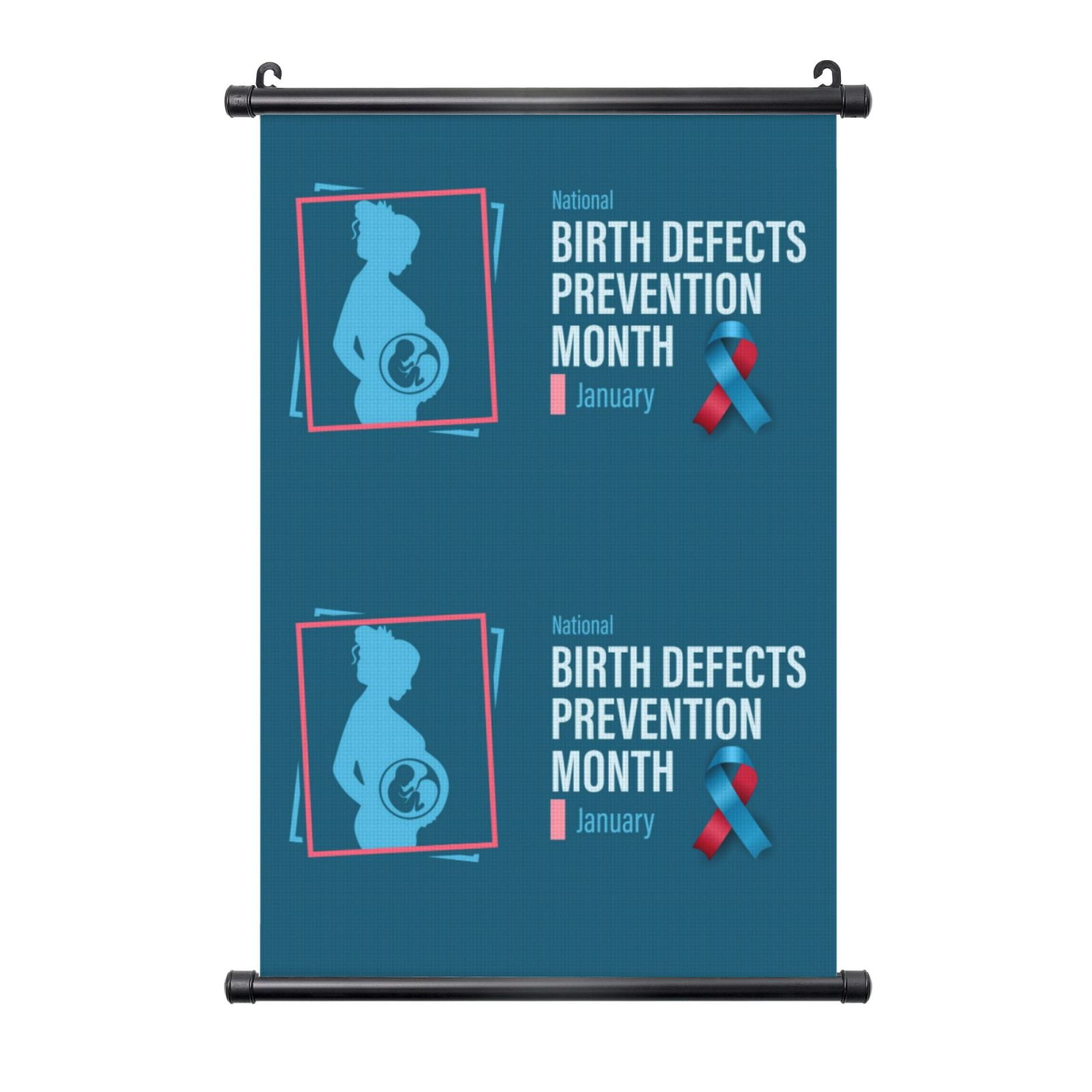 National Birth Defects Awareness Month Poster Wall Art Banner Backdrop ...