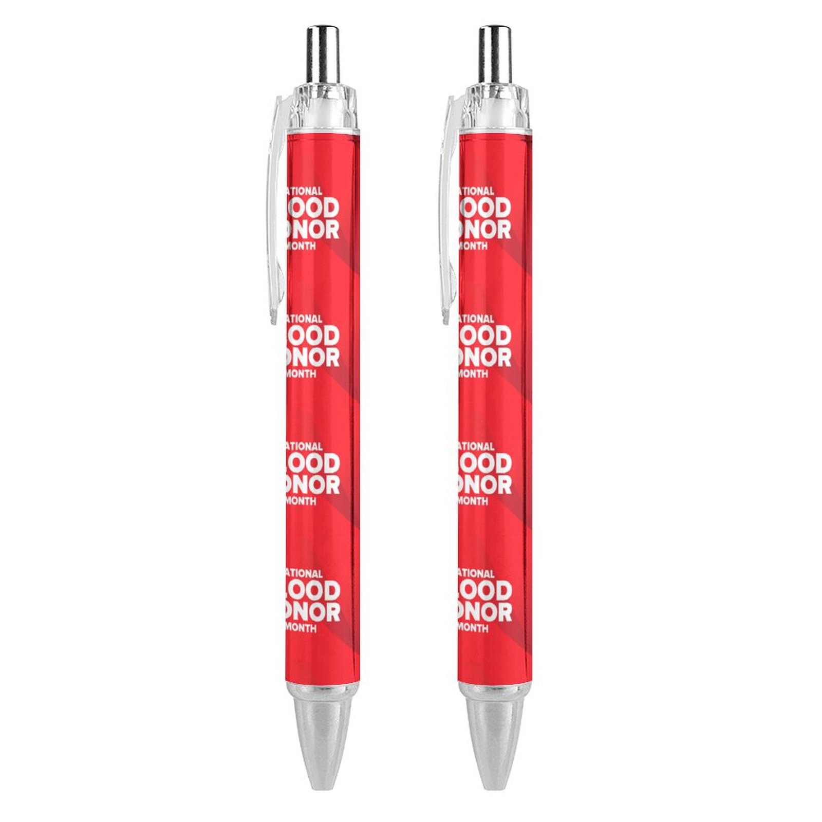 National Blood Donor Month Ballpoint Pen Retractable Pens Black Writing ...