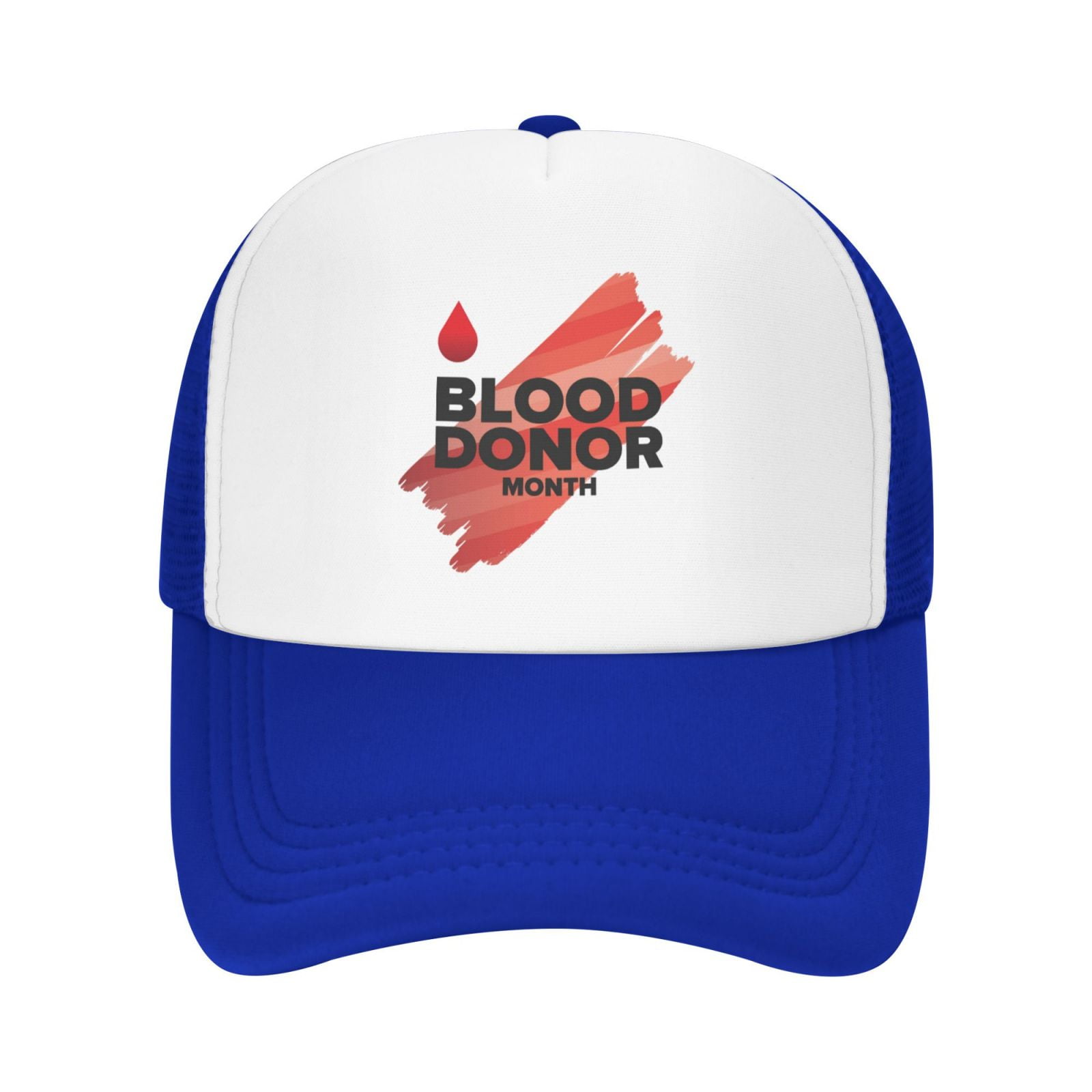 National Blood Donor Month Hats for Men Women Mesh Baseball Cap ...