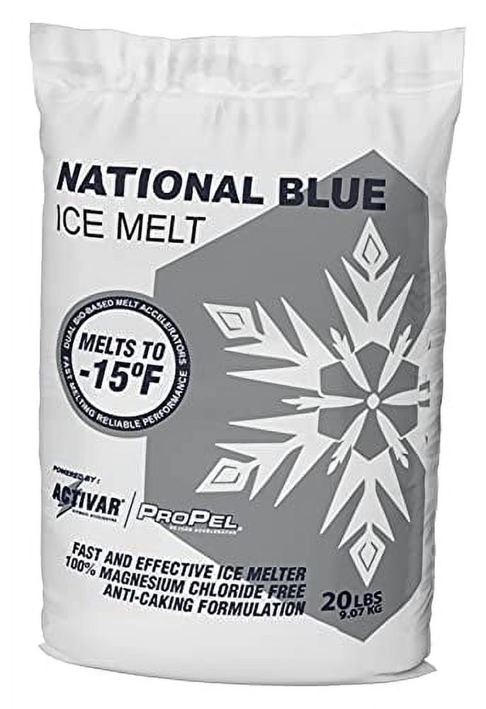 Near Me National Blue Ice Melt - 20lb Bag, Fast Acting, Pet & Concrete ...
