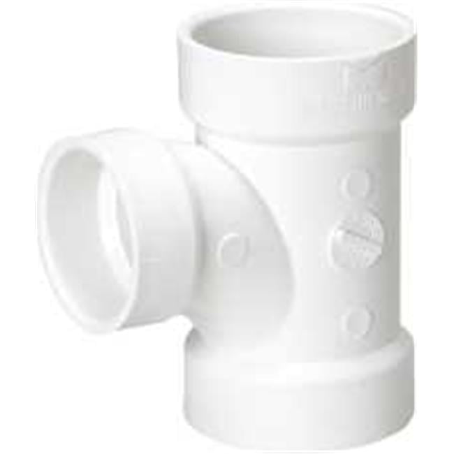 National Brand Alternative 92136 Dwv Pvc Sanitary Tee 4 In. X 4 In. X 3 ...