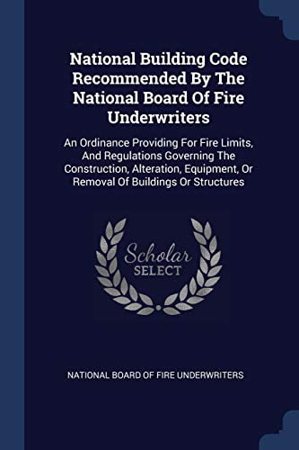 National Building Code Recommended By The National Board Of Fire ...
