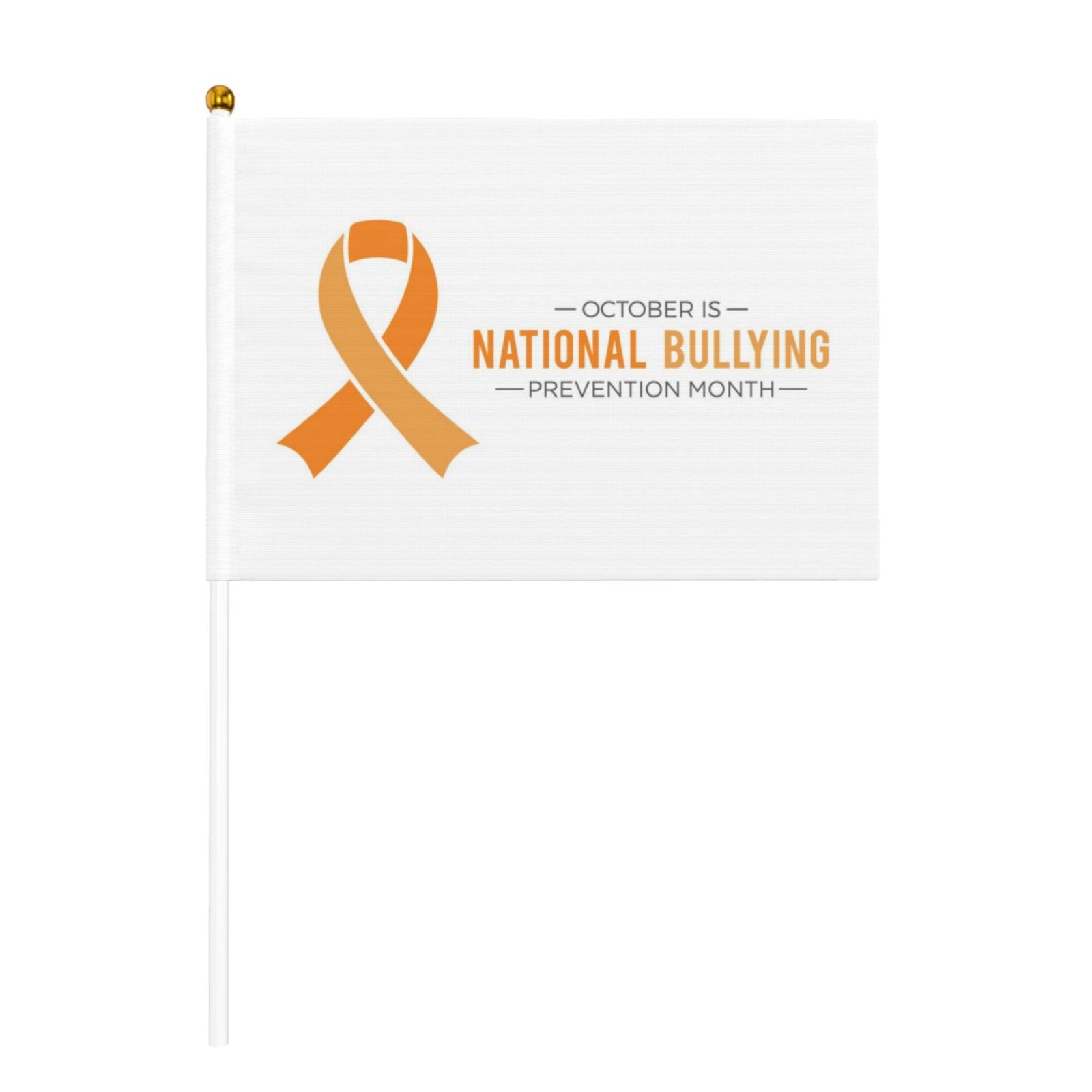 National Bullying Prevention Month Flag Small Mini Hand Held Flags ...